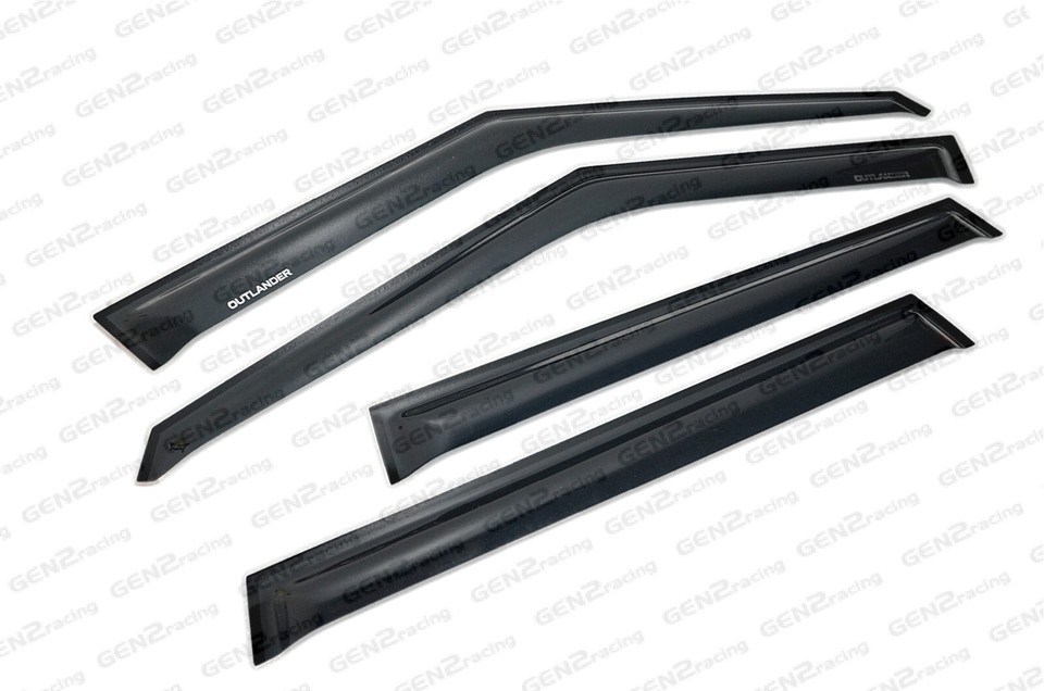 WINDOW VISORS for 2022 → 2025 Mitsubishi Outlander / DEFLECTOR VENT ...
