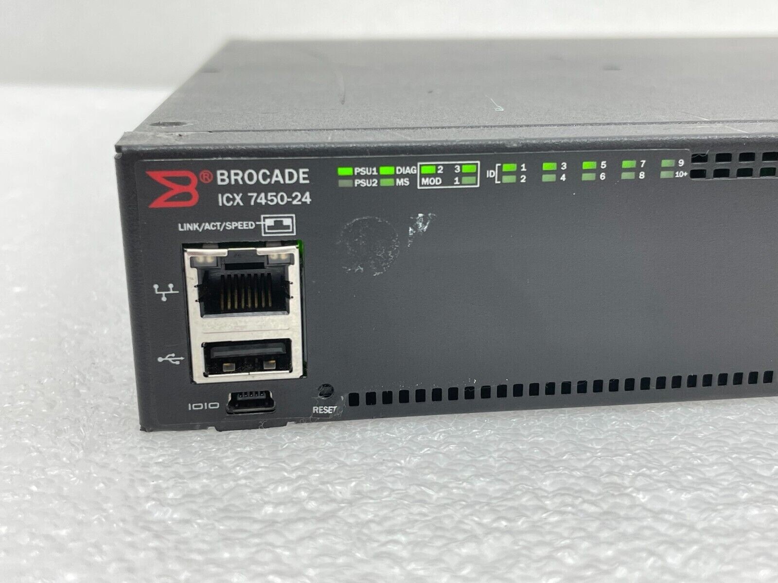 BROCADE ICX7450-24-E 24-Ports 10/100/1000Base-TX PoE+ Layer 3 ...