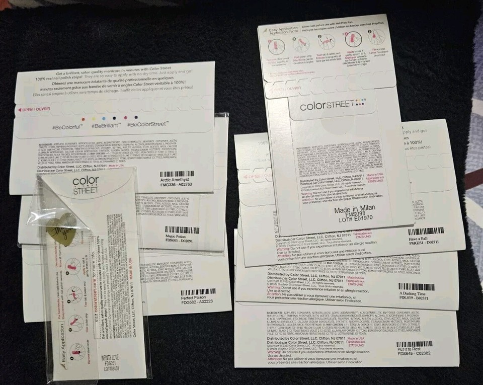 Color Street Bundle 125 - Infinity Love 2018, Arctic Amethyst, A ...