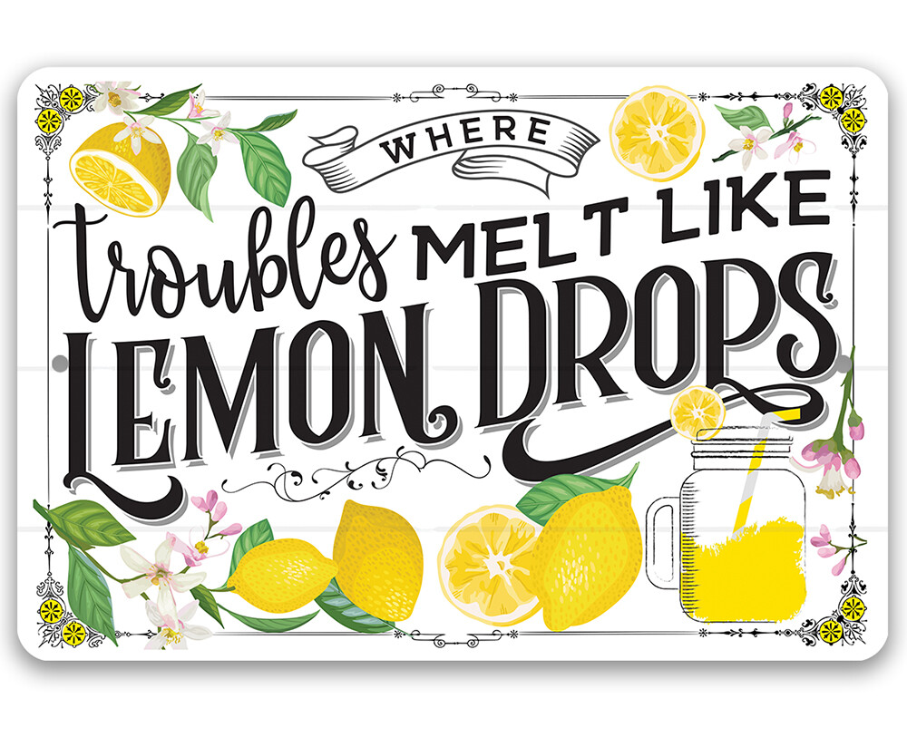Lemon Girly Signs When Life Gives You Lemons Make Limoncello Kitchen