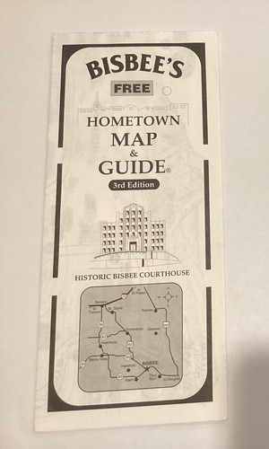Bisbee Arizona 1992 Hometown Brochure Guide Map N6 | eBay