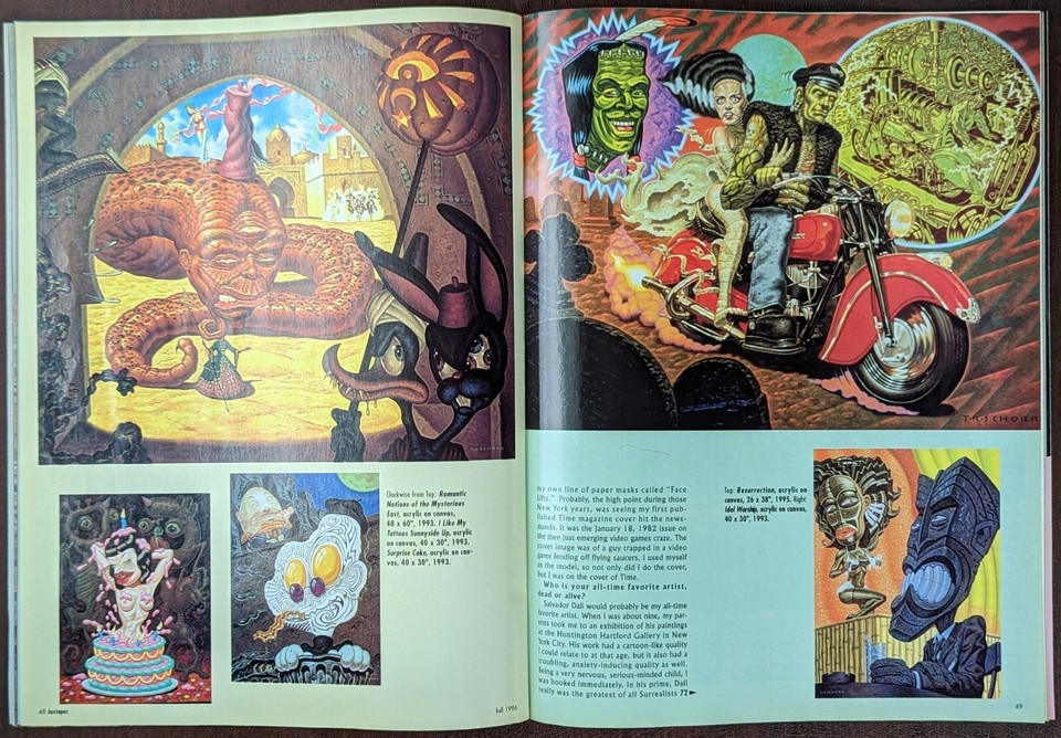 Juxtapoz Magazine #8 - Fall, 1996 - Todd Schorr, Foulkes, Birk ...