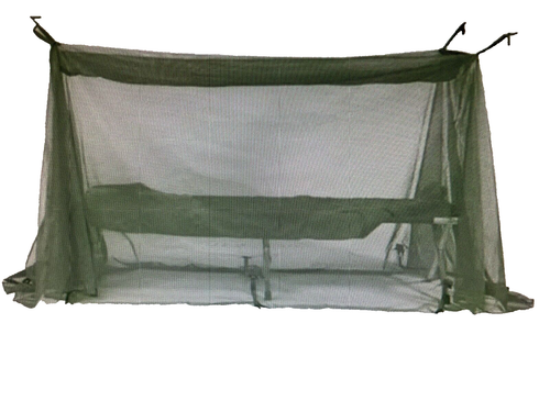 US MILITARY INSECT MOSQUITO NET BAR FIELD NETTING COT COVER WITH 4 ...