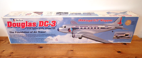 Top Flite DOUGLAS DC-3 R/C Model Airplane Kit, 1/14 Sport Scale ...
