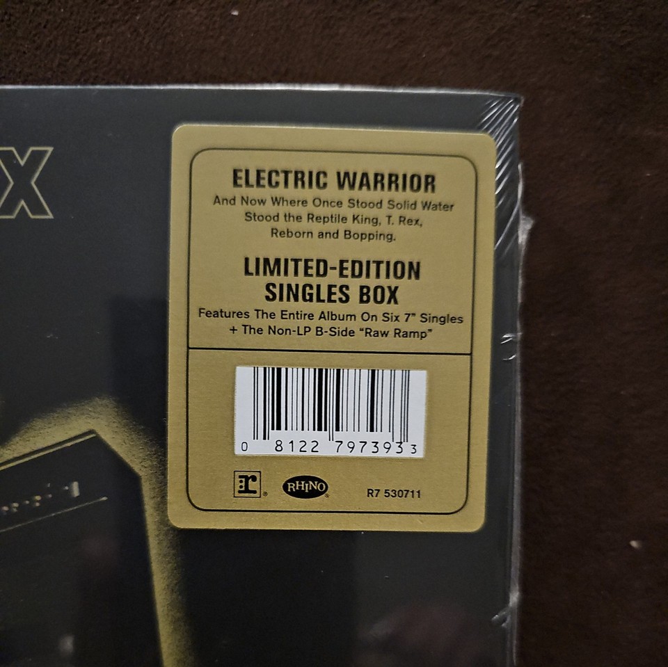 T. Rex Electric Warrior Limited Edition Singles Box RSD 2012 Six 7" 45s Sealed | eBay
