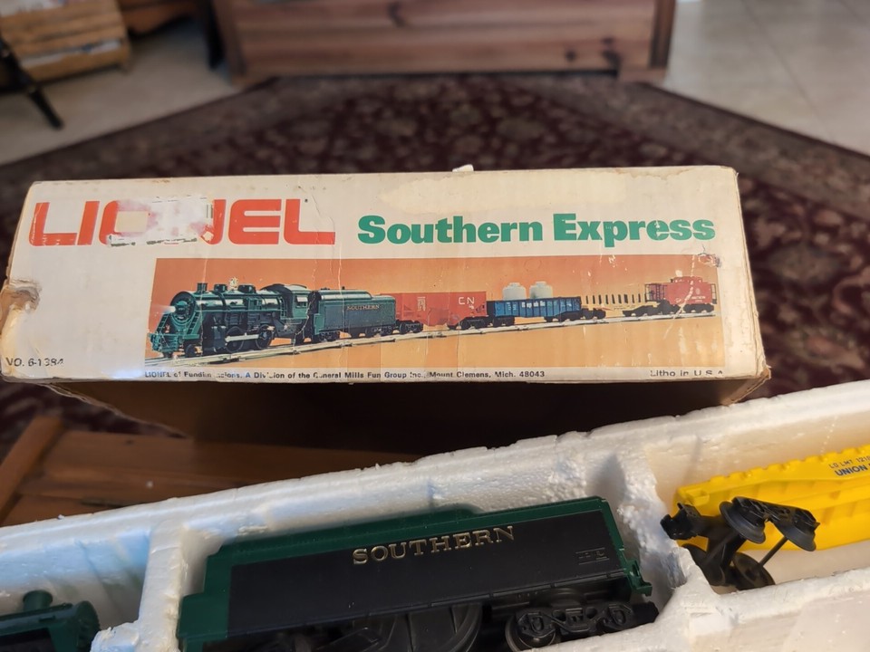 Vintage Lionel 6-1384 Southern Express Set With Box Attic Find ...