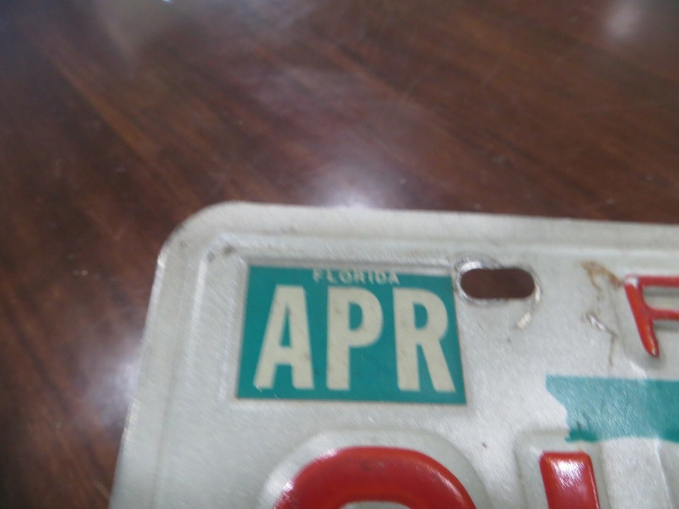 FLORIDA EXPIRED LICENSE PLATE PALM BEACH FLORIDA 1996 | eBay