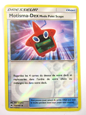 Carte Pokémon Motisma-Dex Reverse 122/147 SL3 Soleil et Lune Ombres ...
