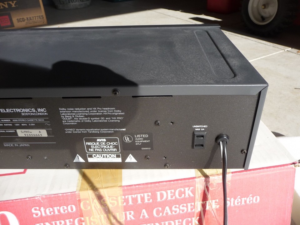 Flagship NAD 6300 Japan Made 3 Head Direct Drive Dual Capstan Cassette ...