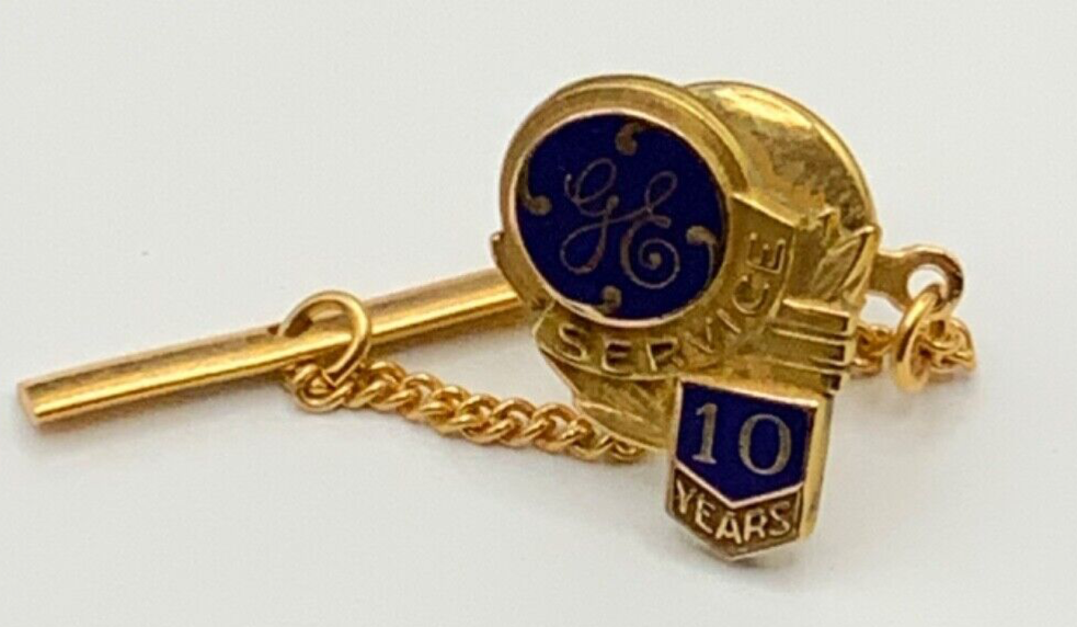 GE 1/10 10Kt Yellow Gold Filled Tie Tack Necktie Lapel Pin Suit | eBay