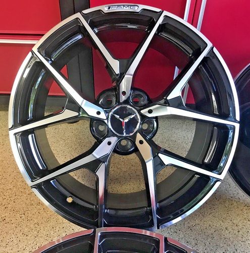 17 INCH MERCEDES C63 NIGHT EDT RIMS WHEELS 17/8 SET4 NEW FITS C300 C250 ...