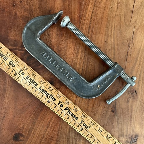 1 Craftsman Made In The USA 1-Piece 6" Malleable C-Clamp Set No 66676 ...