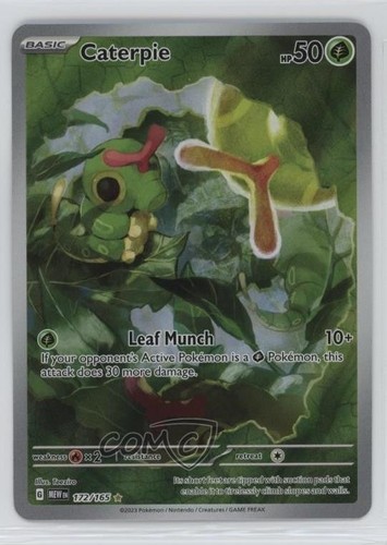 Caterpie Illustration Rare Pokemon 151 #172 1fq6 | eBay