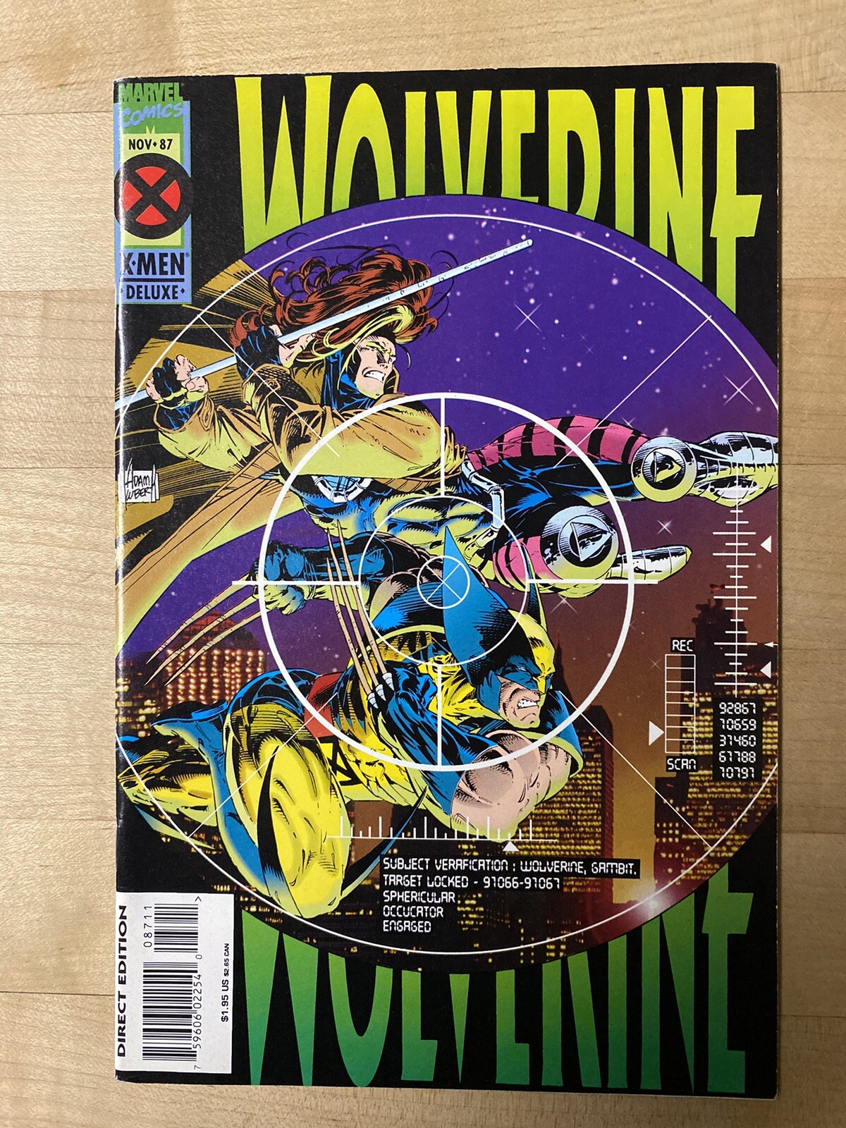 WOLVERINE #87 - GAMBIT APPEARANCE! MARVEL COMICS, LOGAN, X-MEN, WEAPON ...