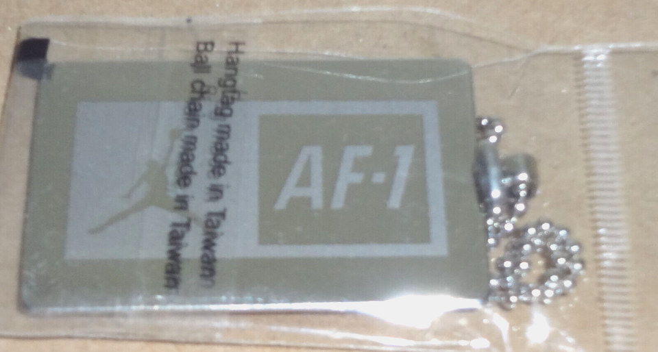 NEW 2008 NIKE AIR JORDAN AJF 3 FUSION JUMPMAN LOGO AF-1 METAL KEYCHAIN HANG TAG | eBay