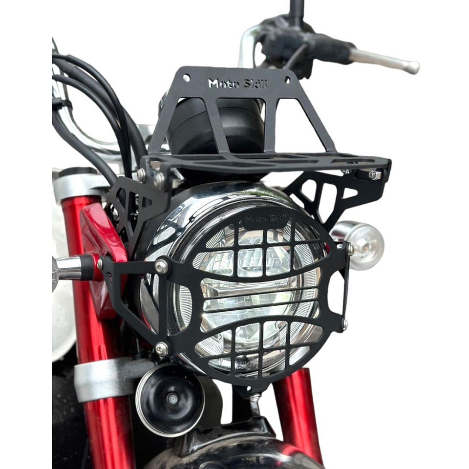 Custom Headlight Cover Motoskill Black Fit For Honda Monkey 125 Z125 ...