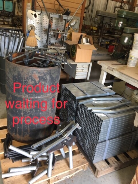 Galvanized Bolt on Barrel Stub Leg Brackets Mounting Kit Deer Feeder ...