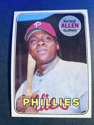 1969 Topps Baseball Richie Allen Philadelphia Phillies Card #350 | eBay