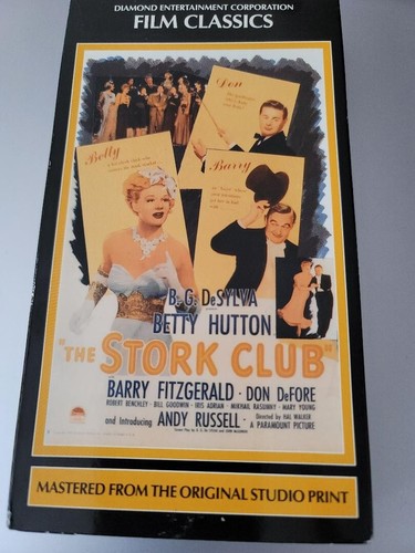 The Stork Club (VHS/EP, 1999) Barry Fitzgerald, Betty Hutton | eBay