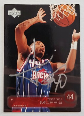 Terrence Morris Signed 2003 Upper Deck #267 Card Houston Rockets NBA ...