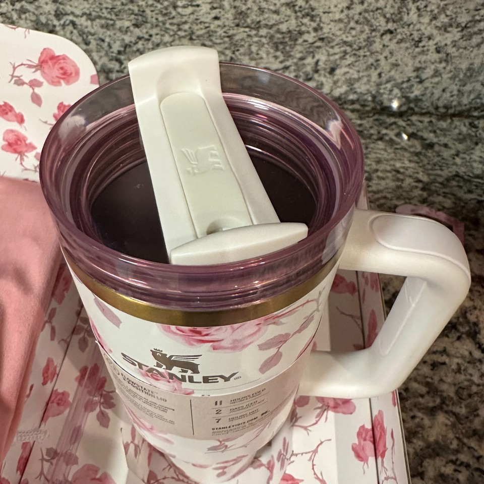 Stanley Love Shack Fancy RIBBON ROSA Limited Edition 40oz Quencher ...