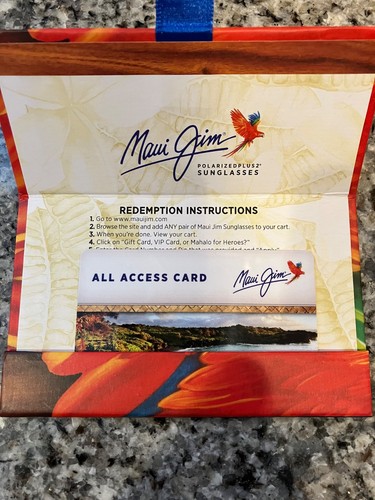 Maui Jim All Access Card