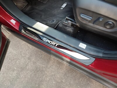 For Nissan Sentra Accessories Door Sill Protector steel Scuff Plate ...