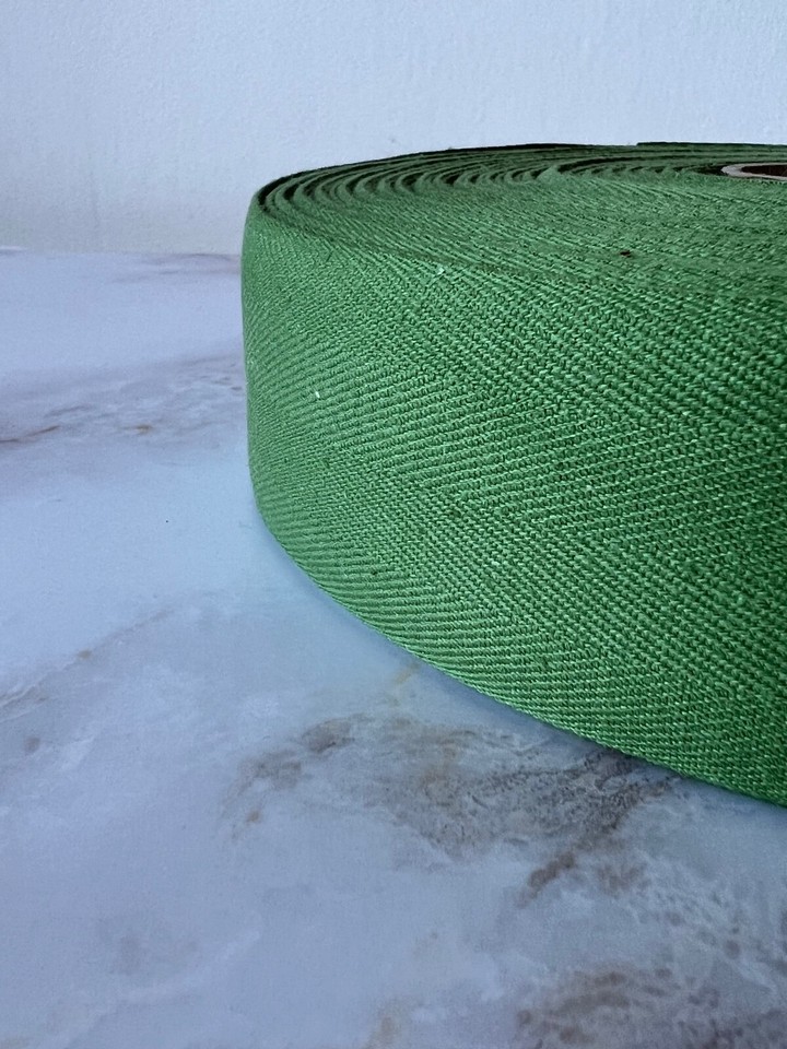 French 100% Cotton Wide Webbing Twill Tape 50mm Wide - sold by the ...
