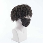 Men Warm Beard Hat Barbarian Looter Knit Crochet Beanie Cap Moustache ...