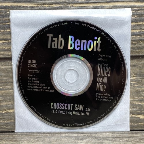 Vintage Tab Benoit Radio Single CD These Blues Are All Mine Crosscut ...
