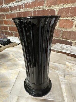 Fiestaware BLACK SMALL 8" VASE - New with tag - Very hard to find | eBay