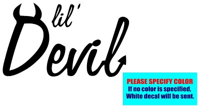 Lil Devil #081 Vinyl decal sticker Graphic Die Cut Car Truck Window ...