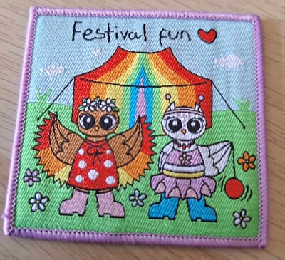 Girlguiding Brownie Guide Rainbows Rangers Festival Cloth Badge | eBay UK