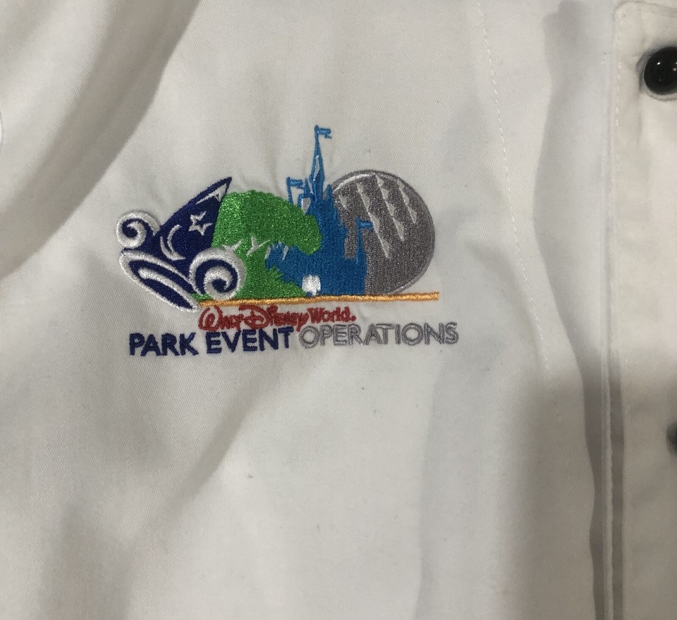 DISNEY WORLDWIDE SERVICES CAST MEMBER CHEF UNIFORM PARK EVENT ...