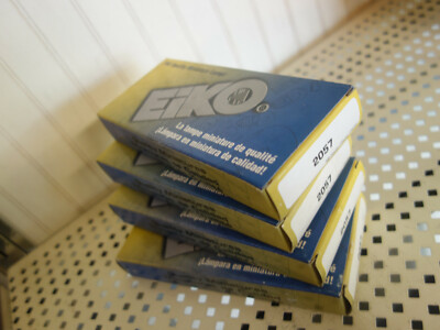 10 EIKO BULBS #1034 /1157/2057 HEAVY DUTY PARK AND TURN 12V 4 boxes | eBay
