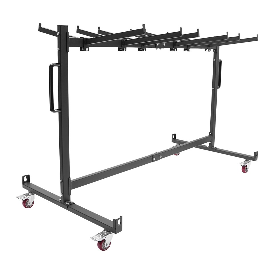 Folding Chair Rack Dolly Cart Table Storage Rack Desk Chairs Cart ...