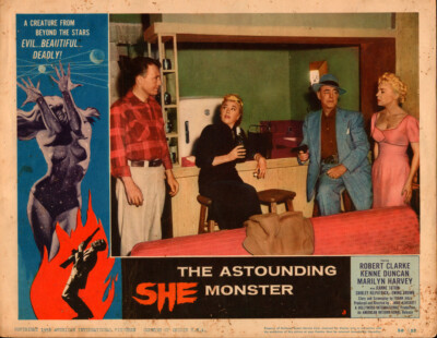 The Astounding She Monster Original Lobby Card # 3 1958 | eBay