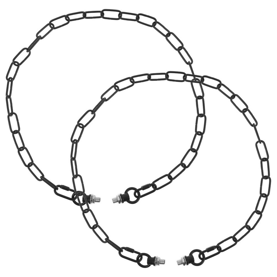 2 Sets Garden Bridge Guardrail Plant Chains for Hanging Baskets Metal ...