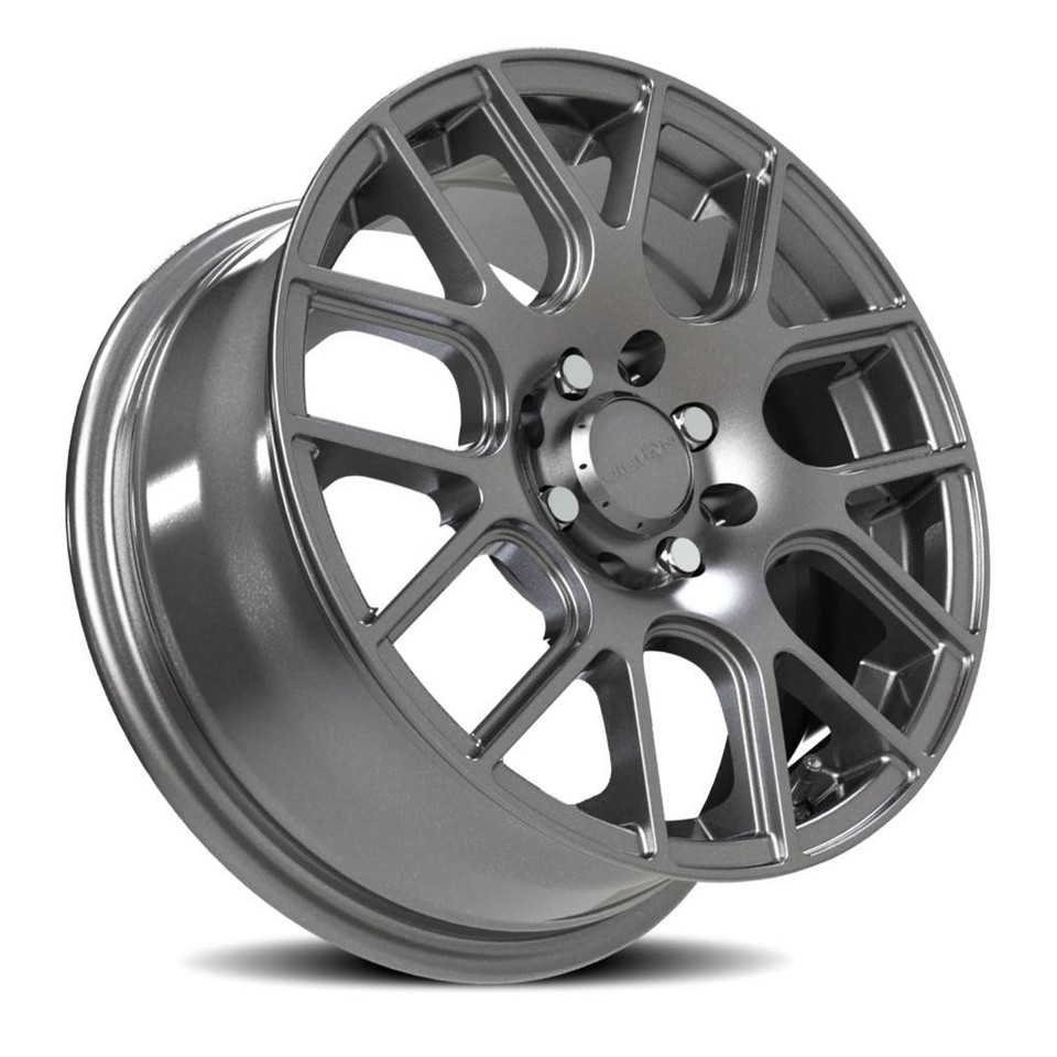 (Set-4) Vision 426H Cross 14x5.5 4x100 38mm Gunmetal Wheels Rims 14 ...