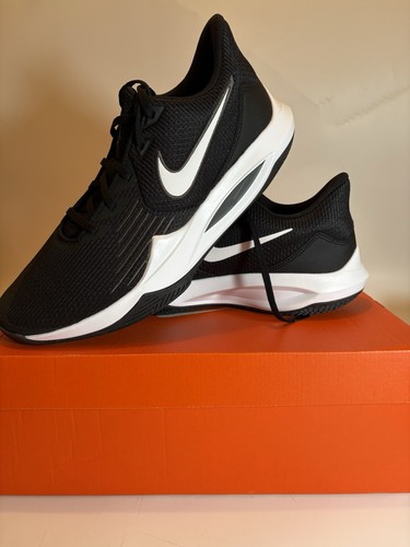 Nike Precision 5 Men’s Basketball Shoes Black White Size 13 CW3403-003 ...