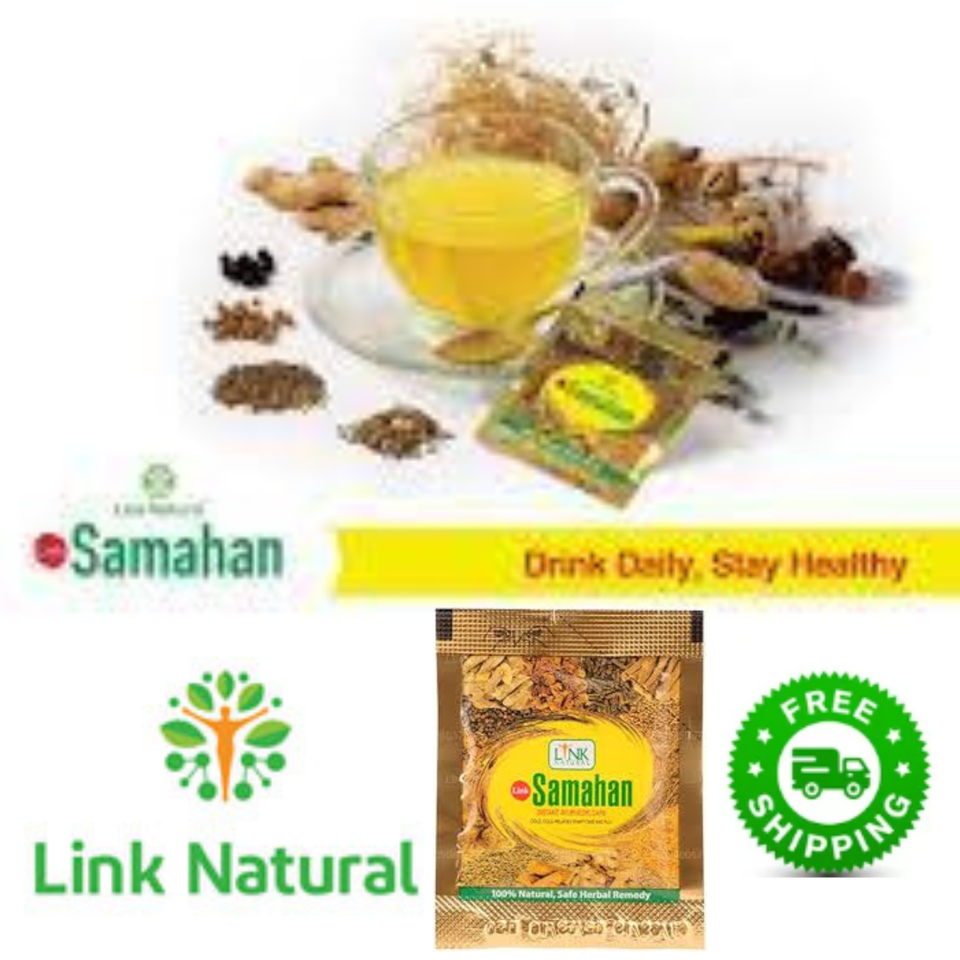 Samahan Ayurveda Natural Herbal Tea Drink for Cough & Cold Remedy 4g ...