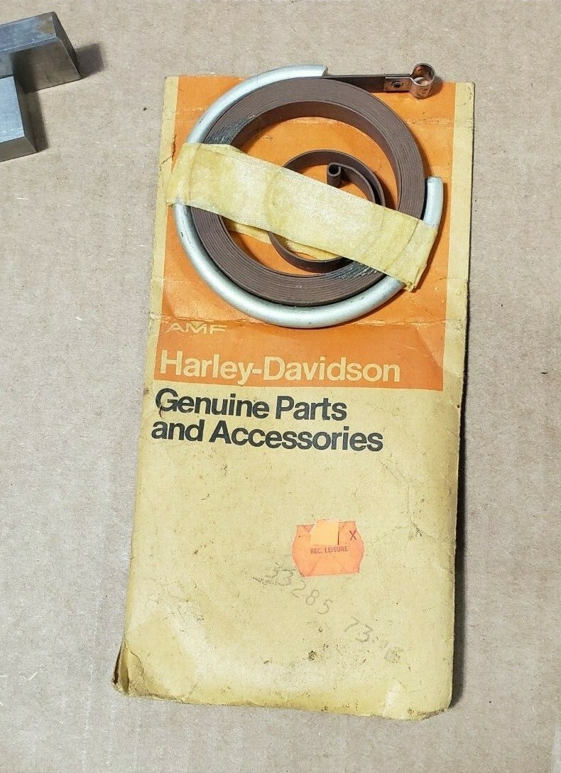 Vintage OEM NOS AMF Harley Davidson Snowmobile Recoil Spring, 33285-73 ...