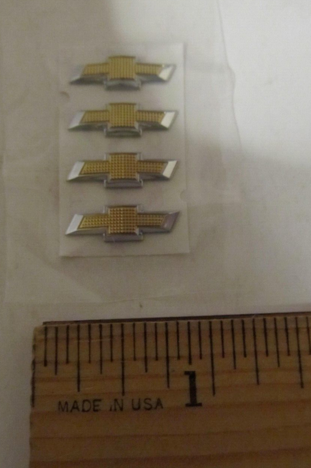 CHEVROLET Key Fob Remote Emblem Sticker Decal Logo Badge Lot of 4 | eBay