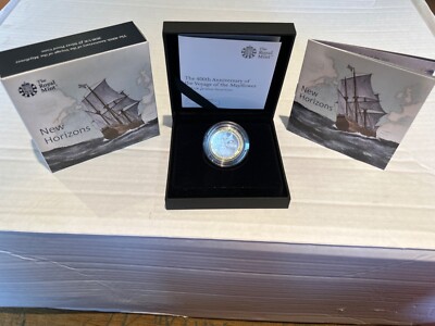 400th Anniversary Of The Voyage Of The Mayflower 2020 Silver Proof £2 ...