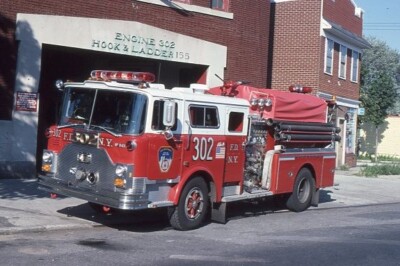 FDNY Engine 302 1984 Mack CF Pumper - Fire Apparatus Slide | eBay