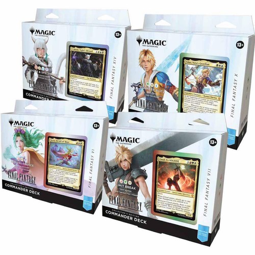 MTG Final Fantasy Commander Decks Collector's Edition Bundle English ...