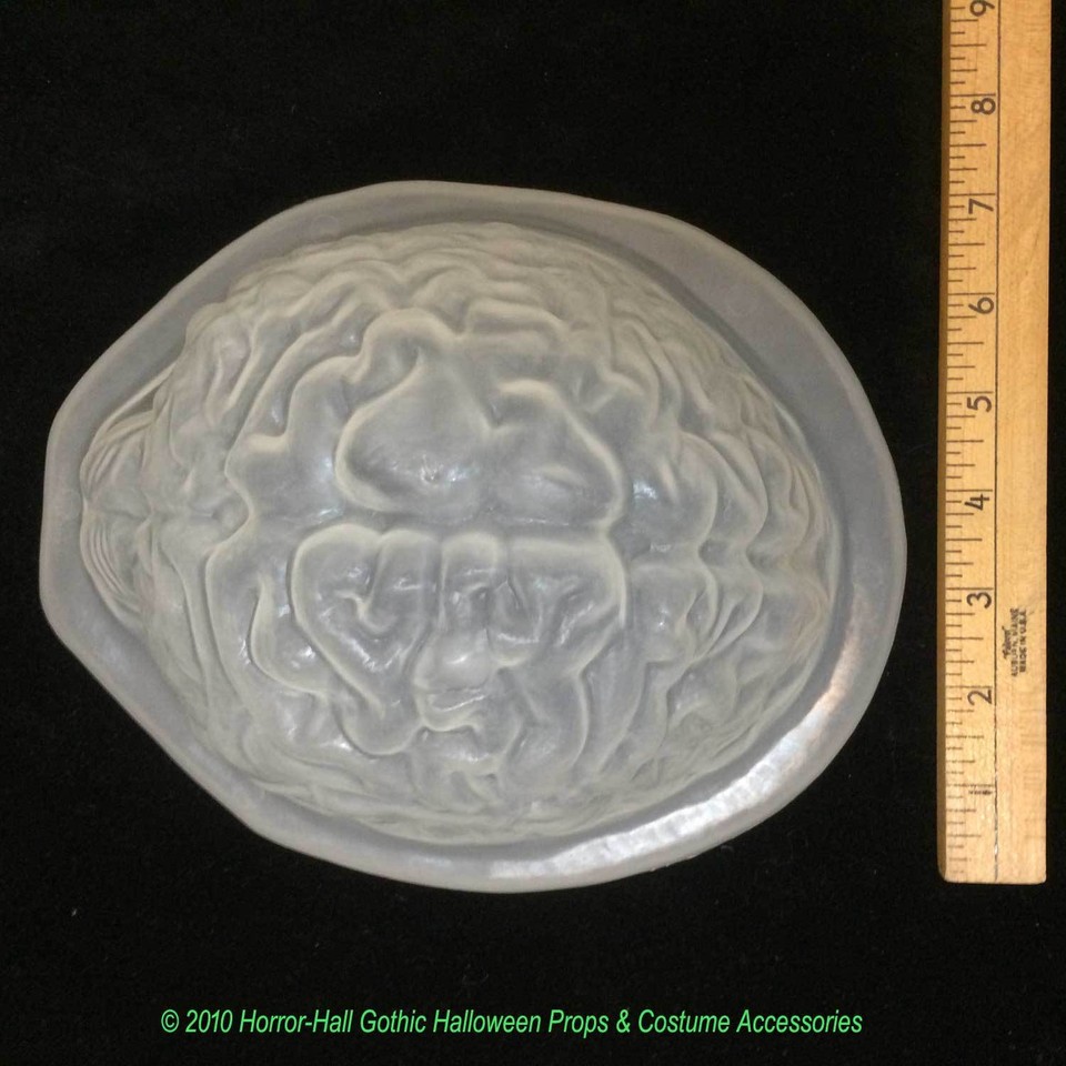DIY Large Life Size BRAIN DESSERT GELATIN MOLD Zombie Food Halloween ...