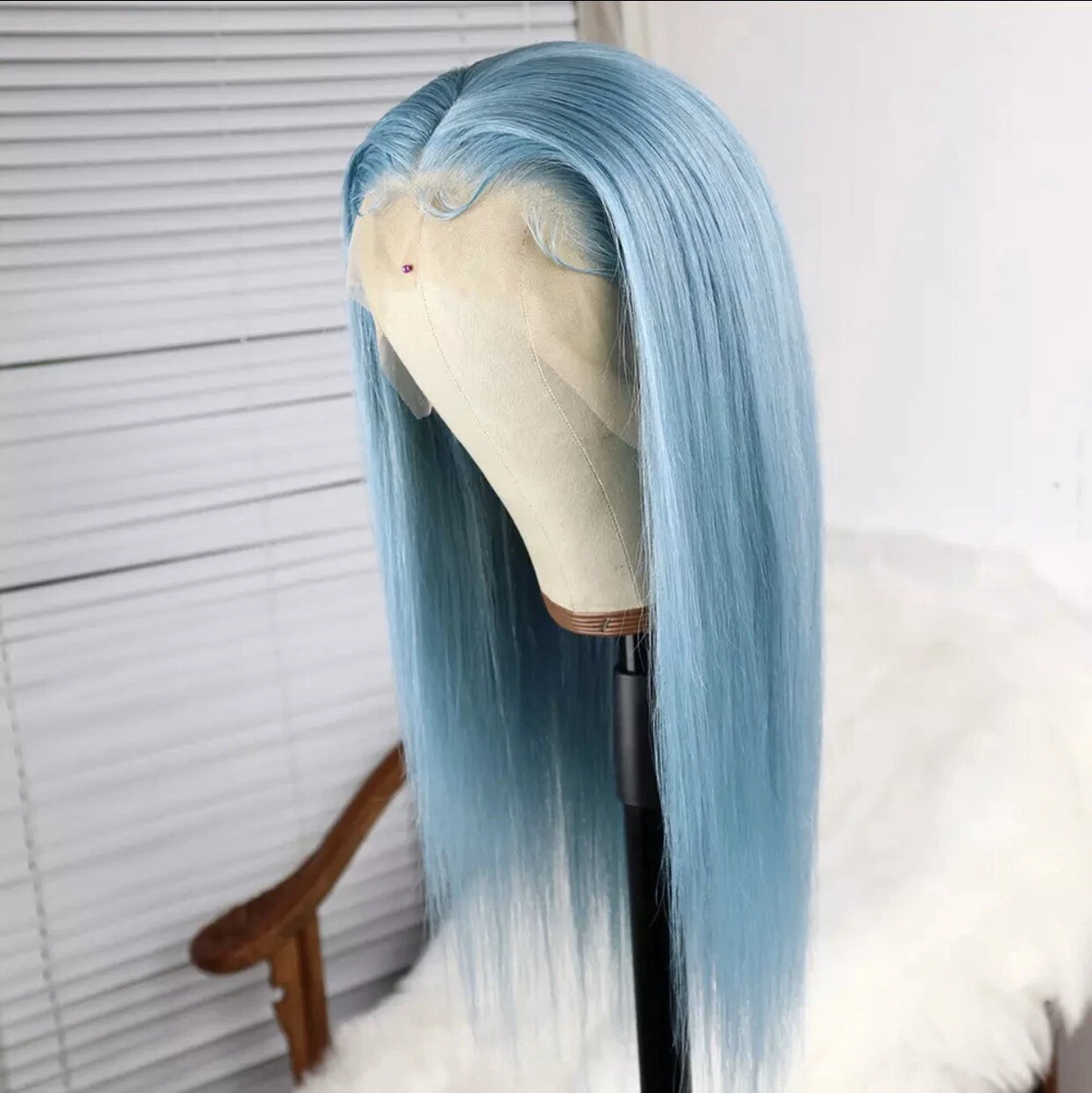 buy cheap online Greenish Blue Full lace wig 20-22 inches