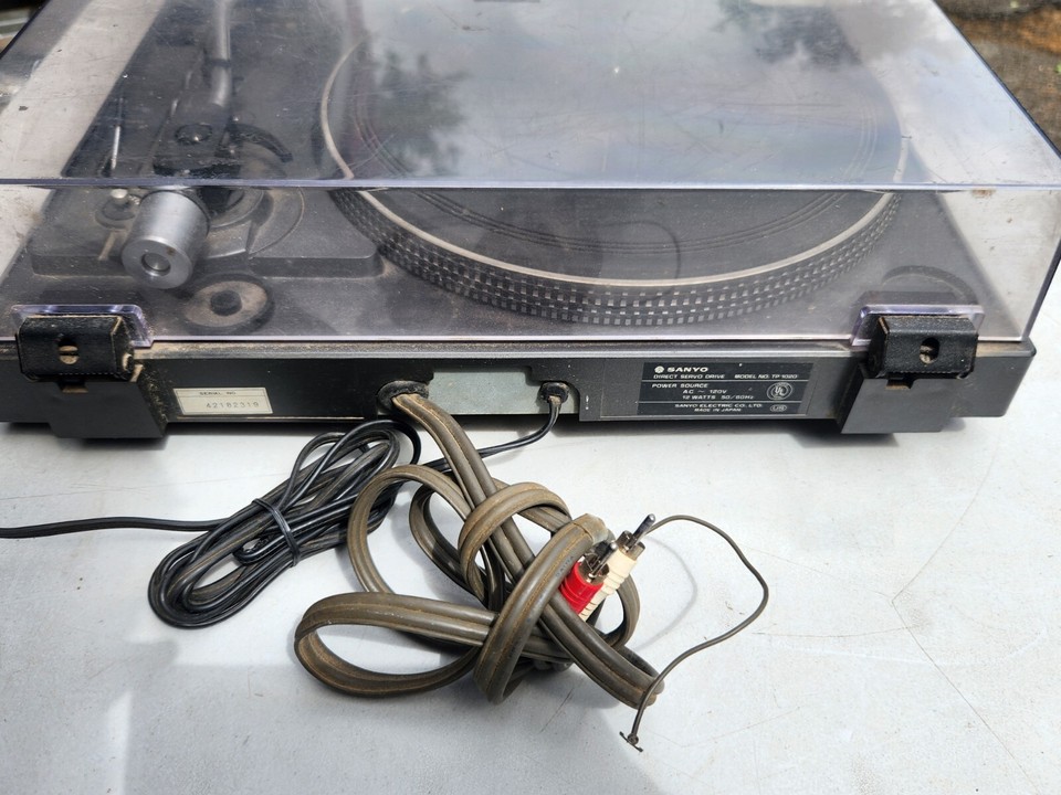 SANYO Direct Drive TP-1020 Turntable Record Player Powers On | eBay