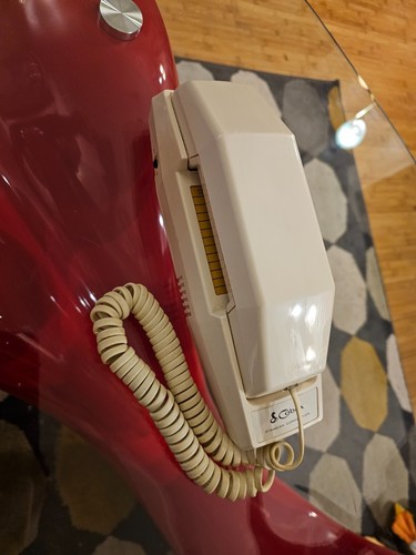 Vintage 1980s Cobra Telephone ST-401 Desk Wall Push Button Almond | eBay